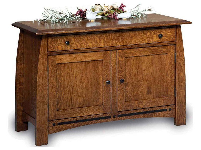 Boulder Creek Enclosed Sofa Table | Amish Sofa Table
