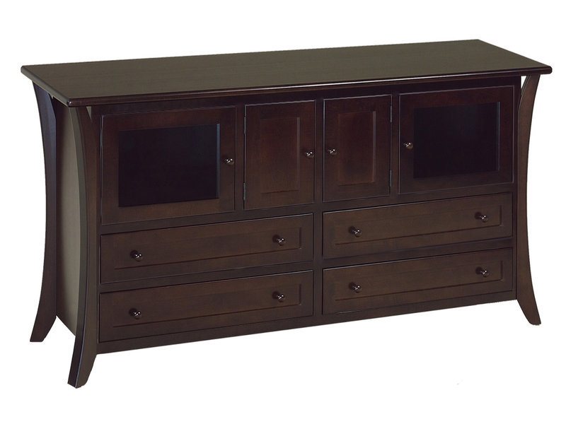 Caledonia 72 Inch TV Cabinet Stack - Brandenberry Amish Furniture