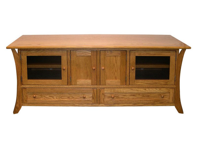 Caledonia Oak 72 Inch Plasma TV Cabinet - Brandenberry Amish Furniture Caledonia Oak 72 Inch Plasma TV Cabinet - Brandenberry Amish Furniture