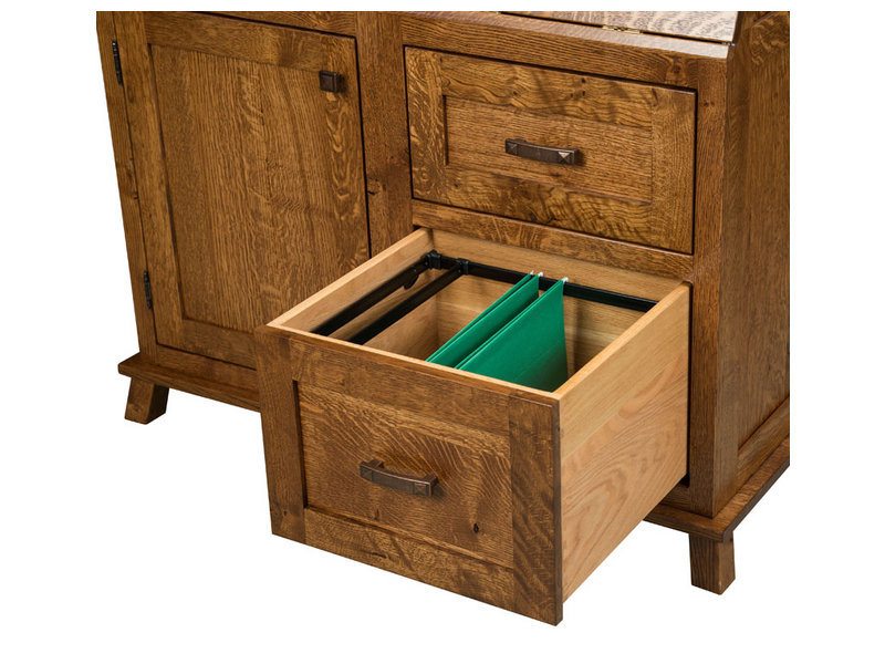 Tahoe Curio Desk | Amish Custom Hardwood Curio Desk