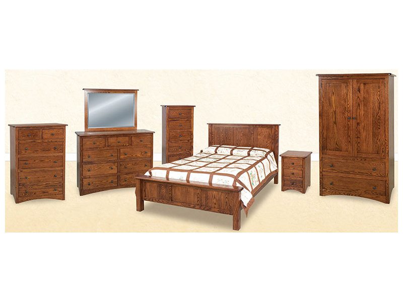 Mission Economy Bedroom Suite | Amish Bedroom Collection