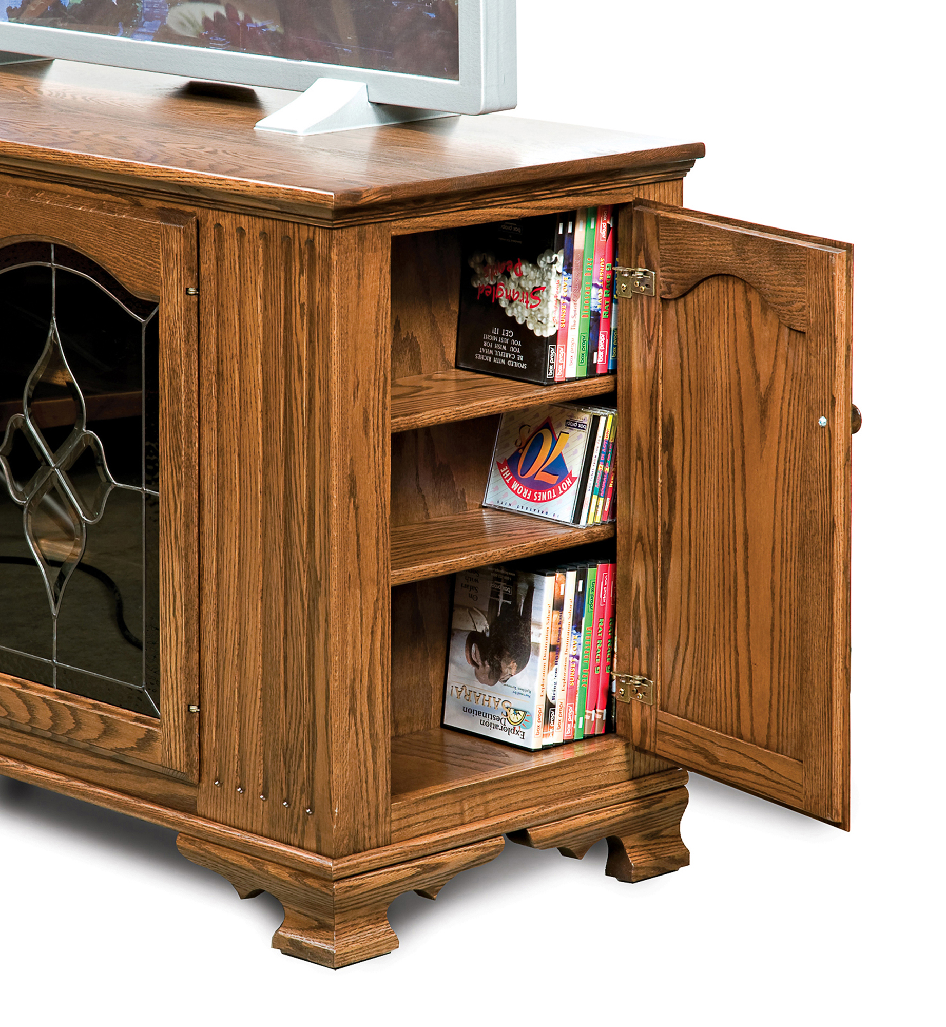 Hoosier Heritage Side Door TV Stand | Amish Hoosier Heritage TV Stand