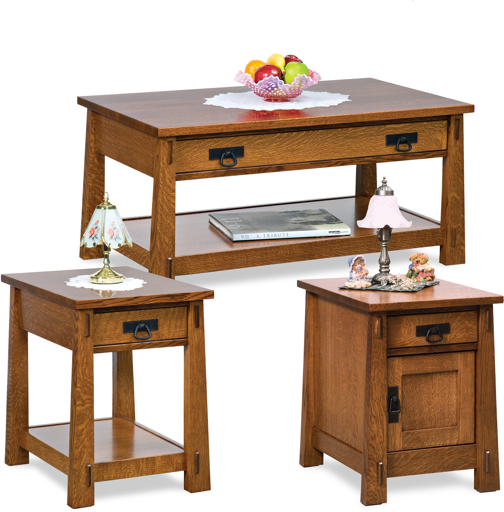 Modesto Enclosed End Table with Drawer | Modesto Enclosed End Table