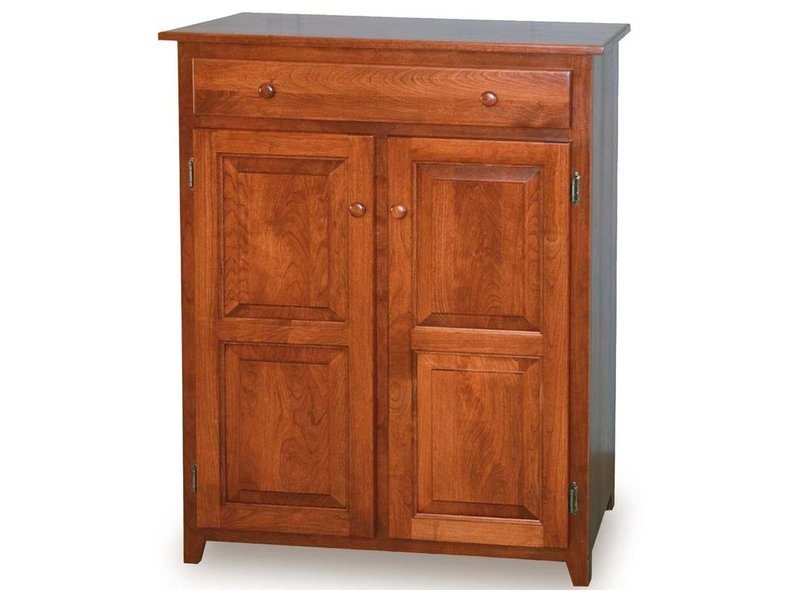 Customized Classic Pie Safe with Drawer - Brandenberry Amish Furniture