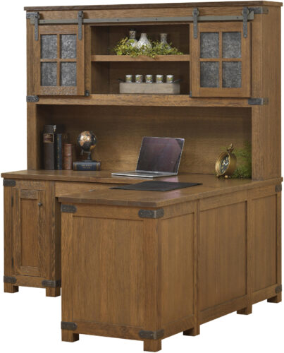 Georgetown Corner Desk with Hutch - Brandenberry Amish Furniture