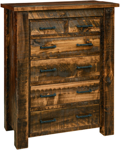 Portland Six-Drawer Chest | Amish Chest | Solid Hardwood Chest